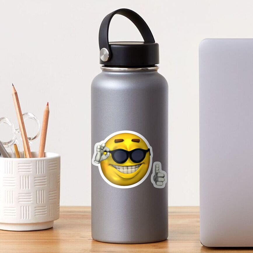 "nice emoji" Sticker for Sale by bananabananaban | Redbubble