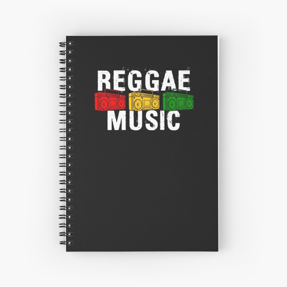 "Reggae Rasta Jamaica Sound System Dub Dancehall Gift Idea" Spiral ...