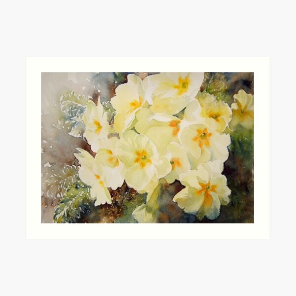 "Primrose Posy" Art Print for Sale by RSHarts | Redbubble