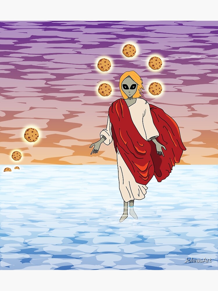 "Miracle Alien Cookies" Art Print for Sale by JoleasArt | Redbubble