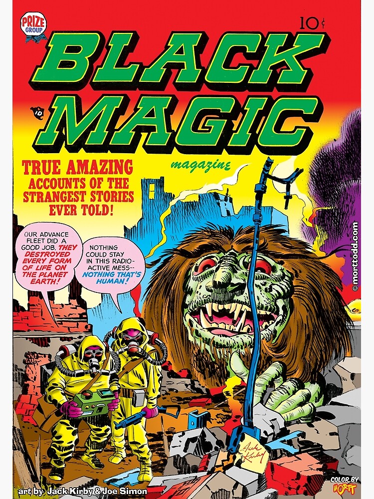 "Black Magic Post-Apocalypse Horror by Jack Kirby" Poster for Sale by ...