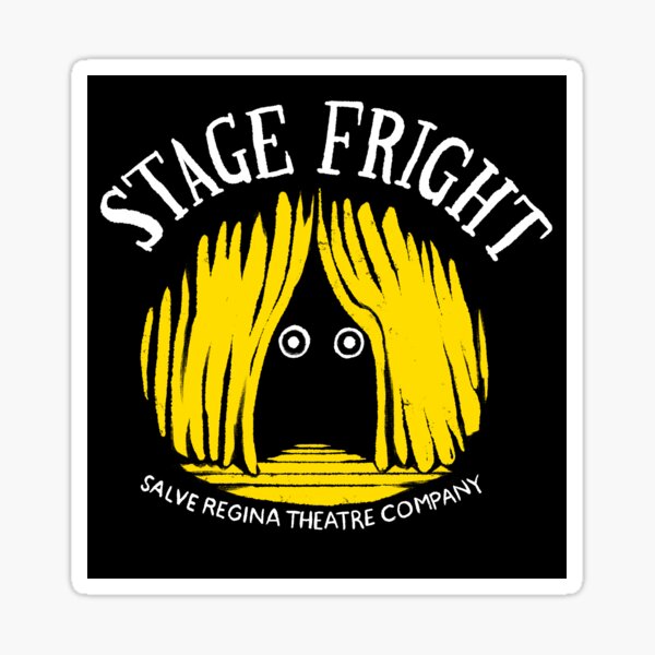 "Stage Fright Logo" Sticker by stage-fright | Redbubble