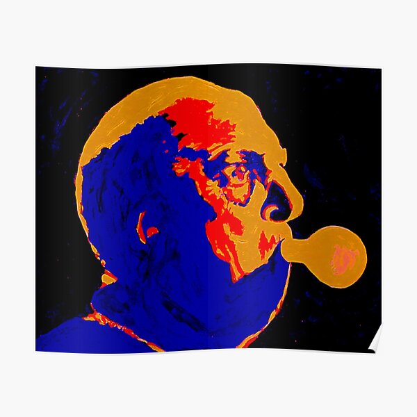 "Uncle Fester Pop Portrait" Poster by MargaretJuul | Redbubble