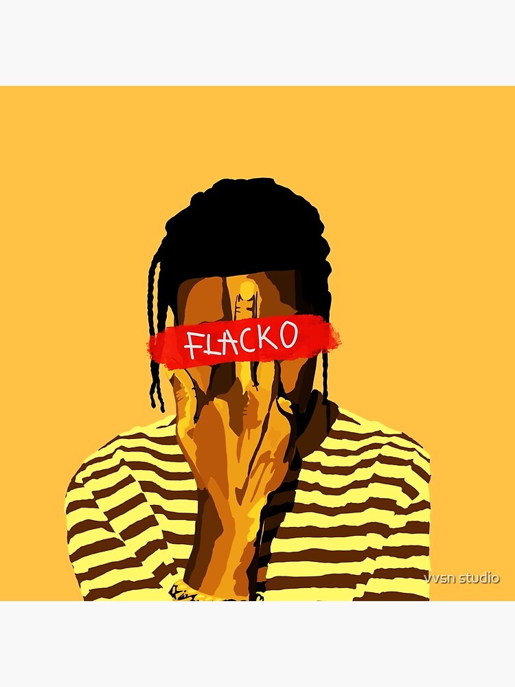 "Flacko" Poster for Sale by stickerlocker | Redbubble