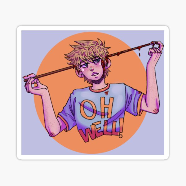 "oh well!" Sticker for Sale by sleepyarts | Redbubble