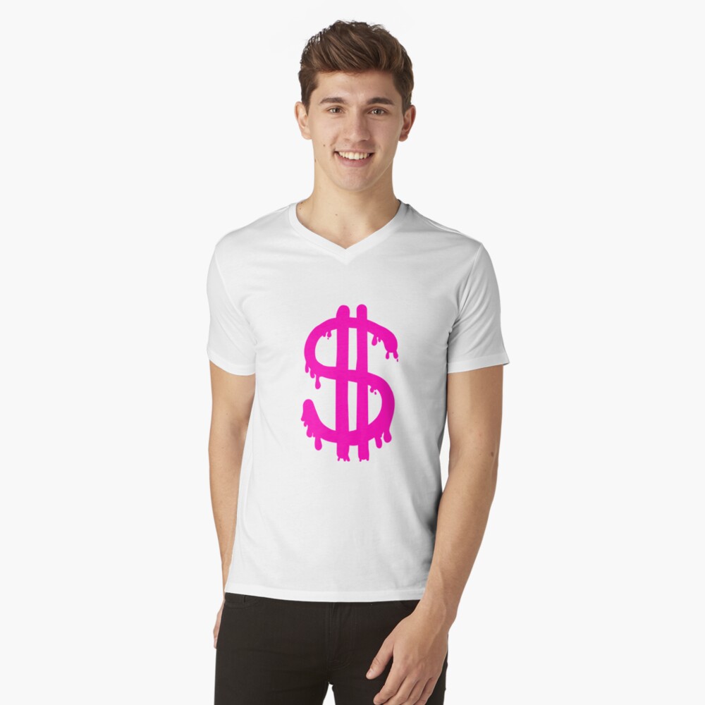 "preppy pink money symbol" Sticker for Sale by gdm123 | Redbubble