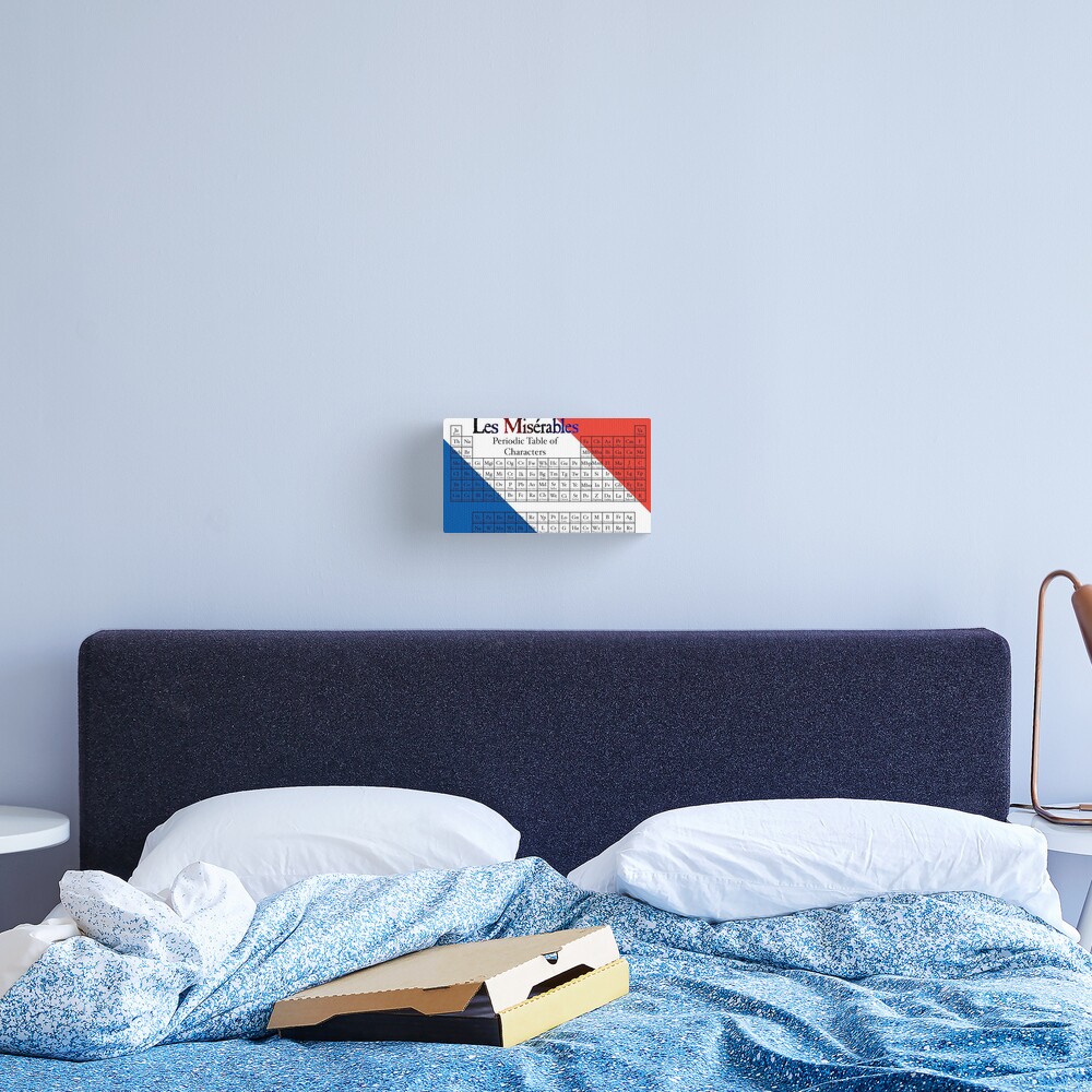 "Les Miserables Periodic Table of Characters" Sticker for Sale by ...