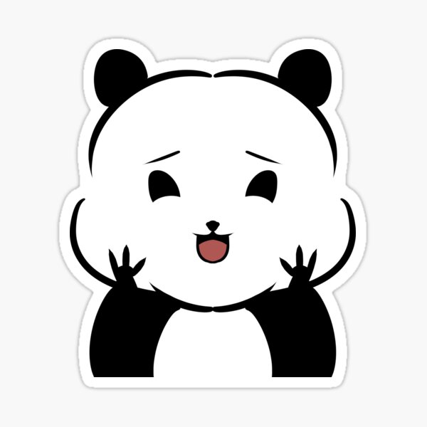 "Pandi the panda" Sticker by CelFront | Redbubble