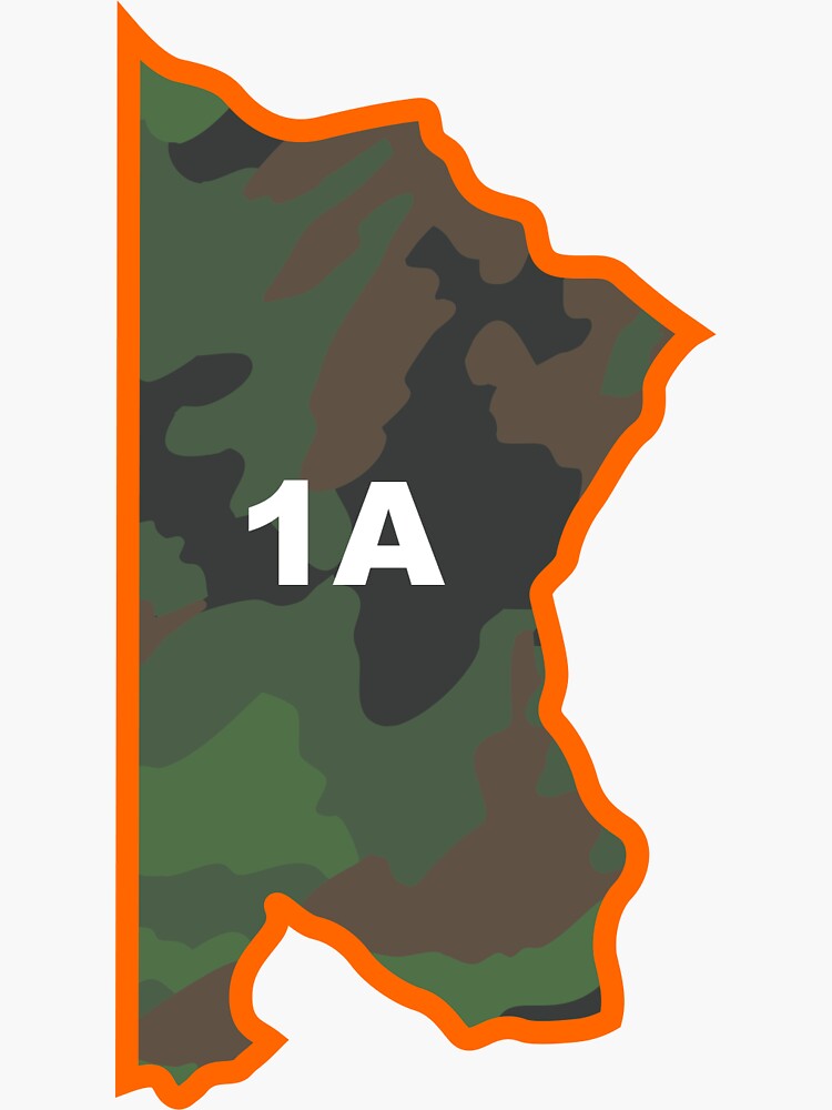 "Pennsylvania Hunting WMU 1A White" Sticker for Sale by njw5209 | Redbubble