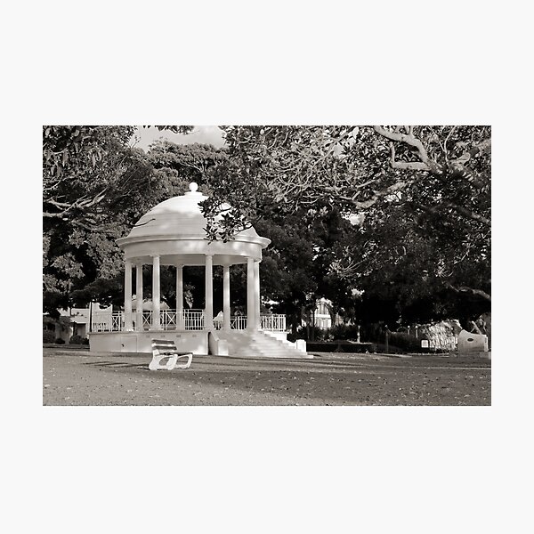 "Balmoral Beach Rotunda Black and White" Photographic Print by ...