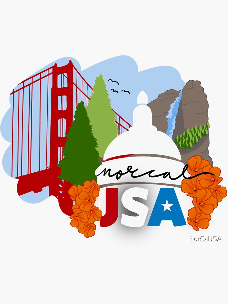 "JSA Logo" Sticker for Sale by NorCalJSA | Redbubble