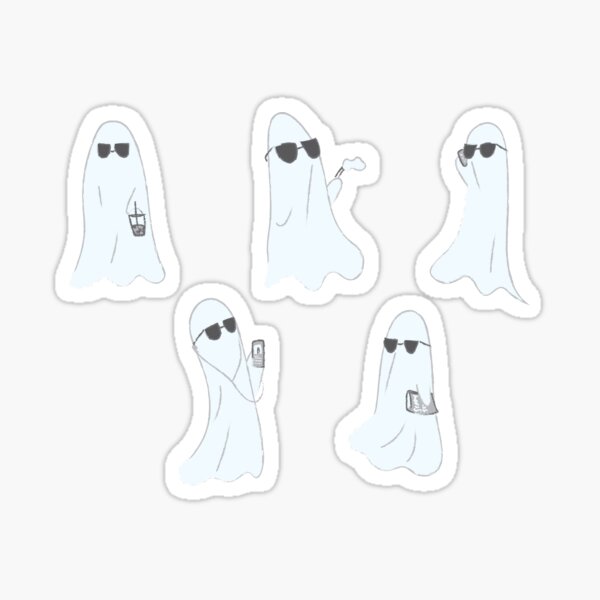 "ghost sticker pack" Sticker by mimisstickers | Redbubble