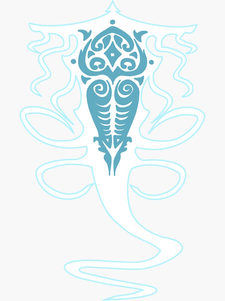 "Raava - Avatar: The Last Airbender" Sticker by wrappedupinyou | Redbubble