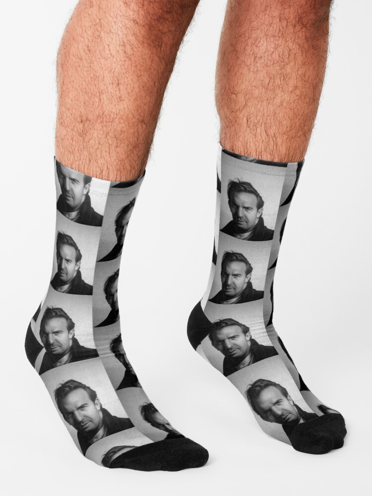 "KEVIN COSTNER" Socks for Sale by DrawingArt1964 | Redbubble