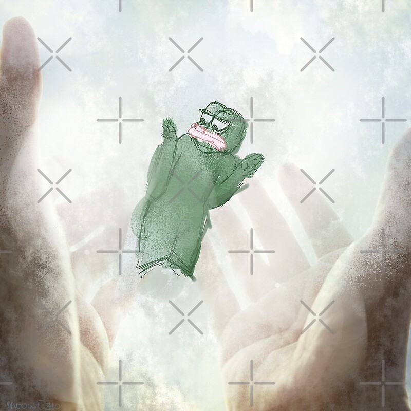 "Pepe the God" by MeowEzio | Redbubble