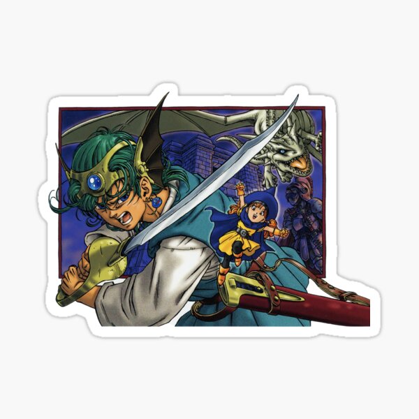 "Dragon Quest IV" Sticker for Sale by MyopicMirror | Redbubble