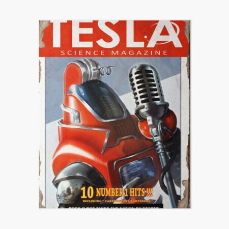 "Tesla Science Magazine Cover" Art Board Print by VaultMagazine | Redbubble