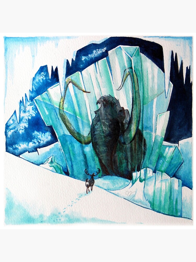 Póster «Mamut congelado» de Maudeux | Redbubble