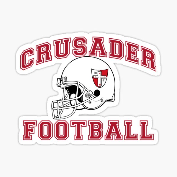 "Crusader Football - Red" Sticker by CruWeAreOne | Redbubble