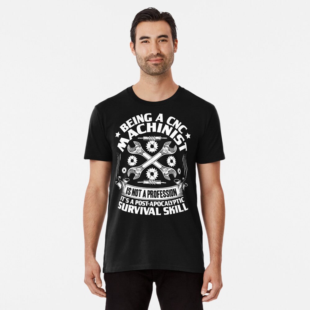 "CNC Machinist CNC Operator CNC Machine Gift" Sticker for Sale by ...