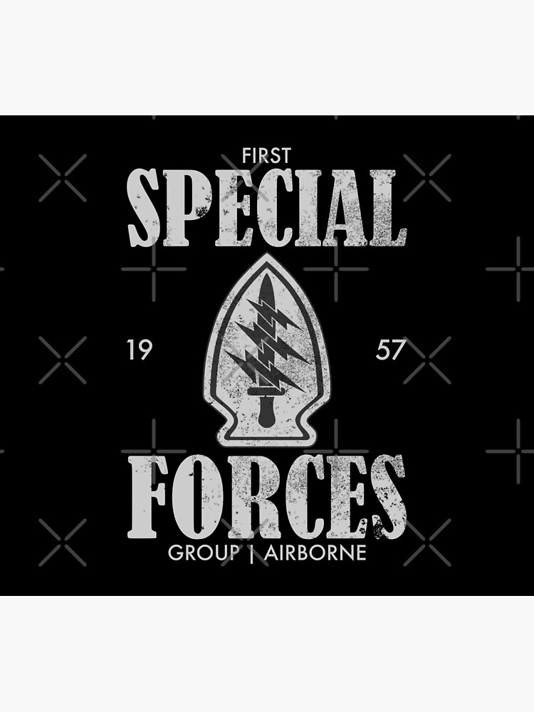 "1st Special Forces Group (Airborne) (distressed)" Poster by StrongVlad ...