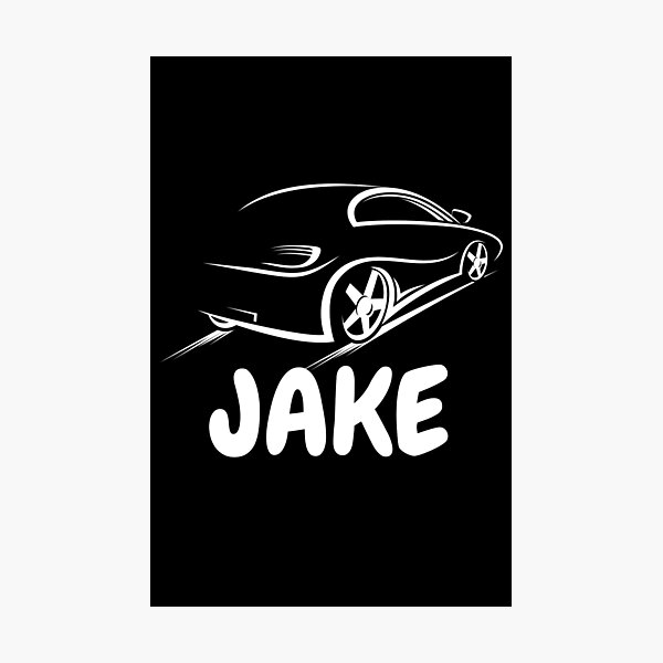 Jake Name Tag Wall Art | Redbubble