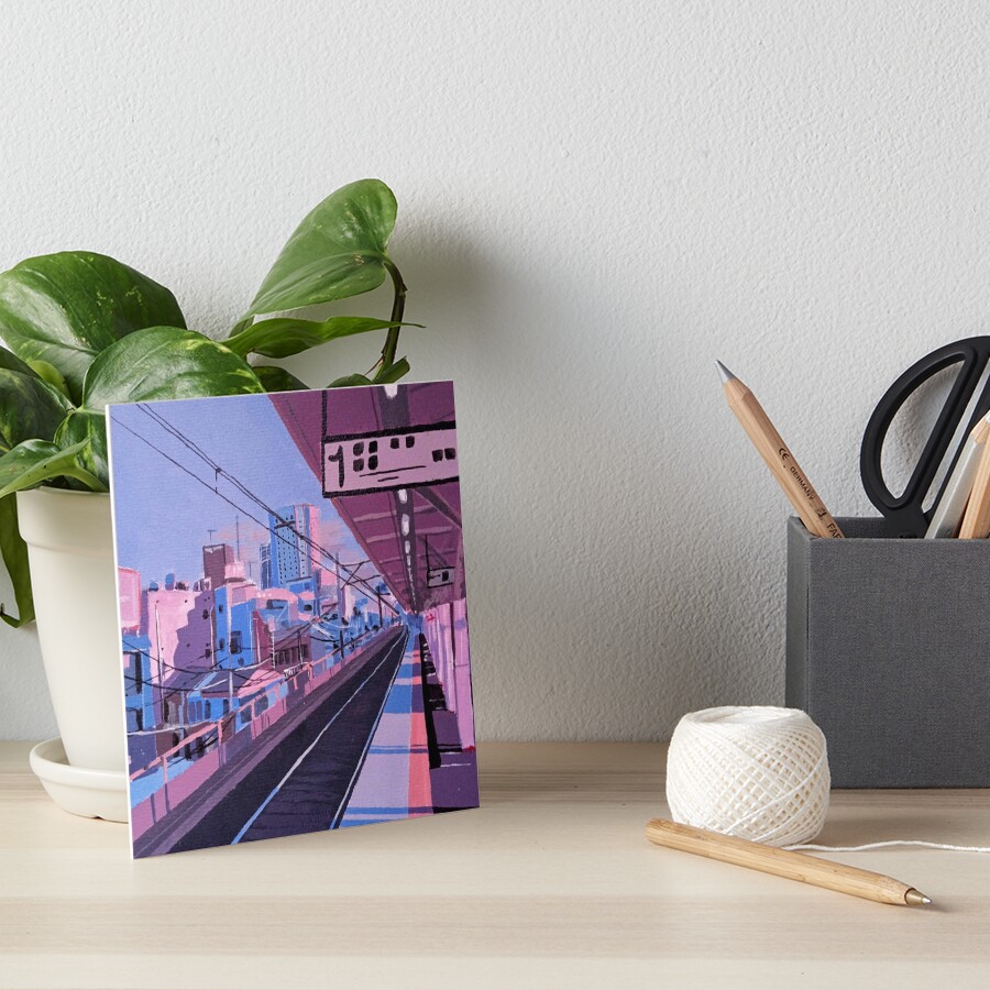 "6pm Train" Art Board Print for Sale by Czartistic | Redbubble