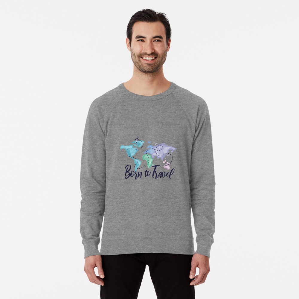 "Born to Travel" Sticker for Sale by Barry Stannard | Redbubble