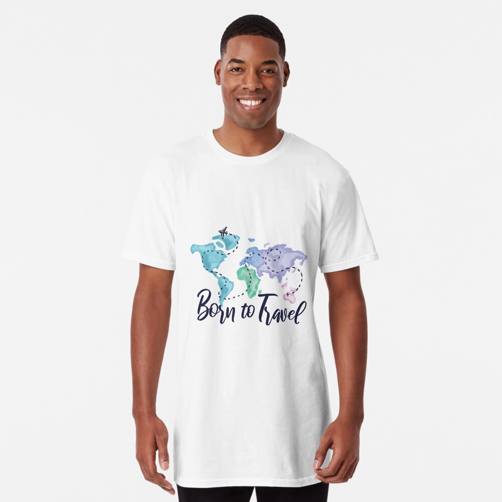 "Born to Travel" Sticker for Sale by Barry Stannard | Redbubble