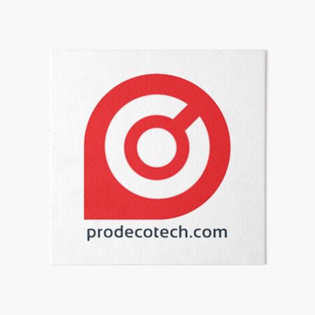 "Prodecotech Logo" Art Board Print by wmeifinkle | Redbubble