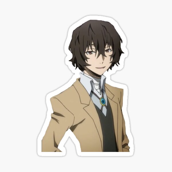 "encouraging dazai" Sticker for Sale by velcris | Redbubble