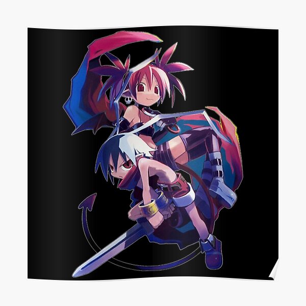 "Disgaea Etna and Laharl" Poster for Sale by CassidyCreates | Redbubble