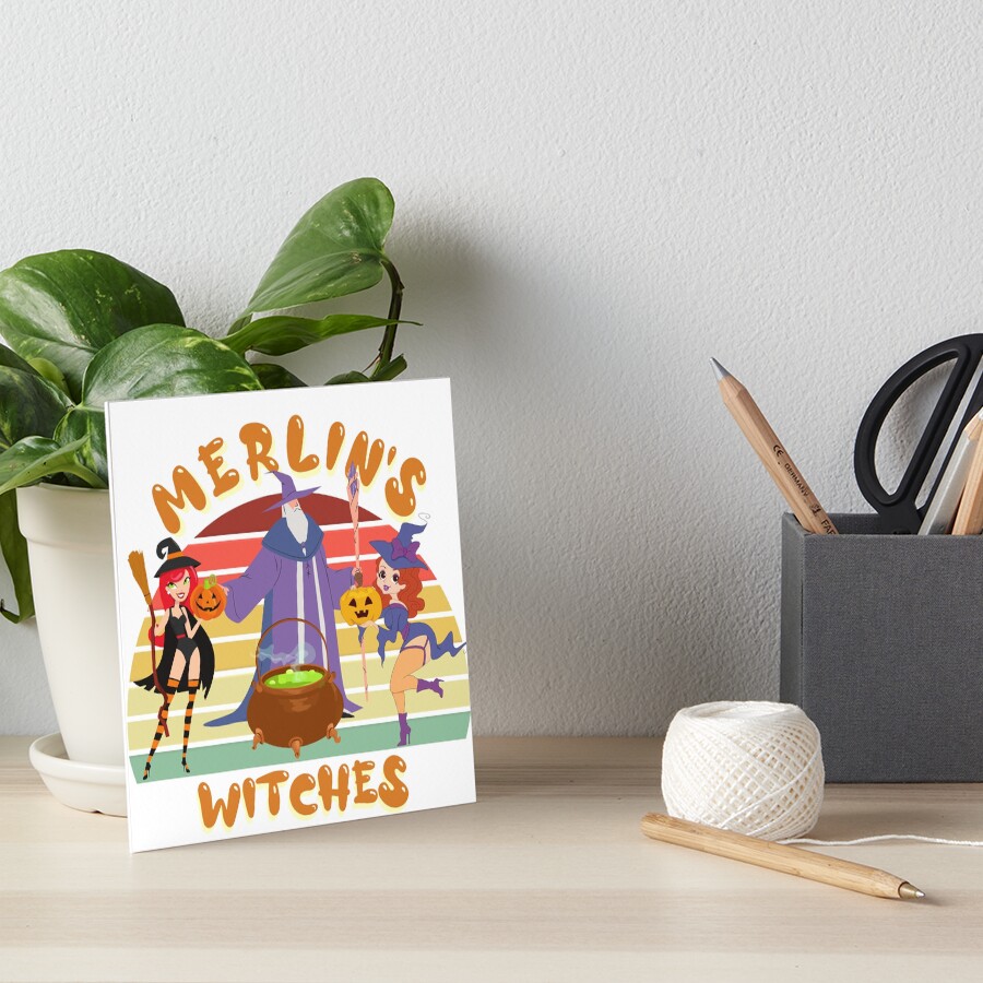 "Merlin's witches" Art Board Print for Sale by Romexcreative | Redbubble