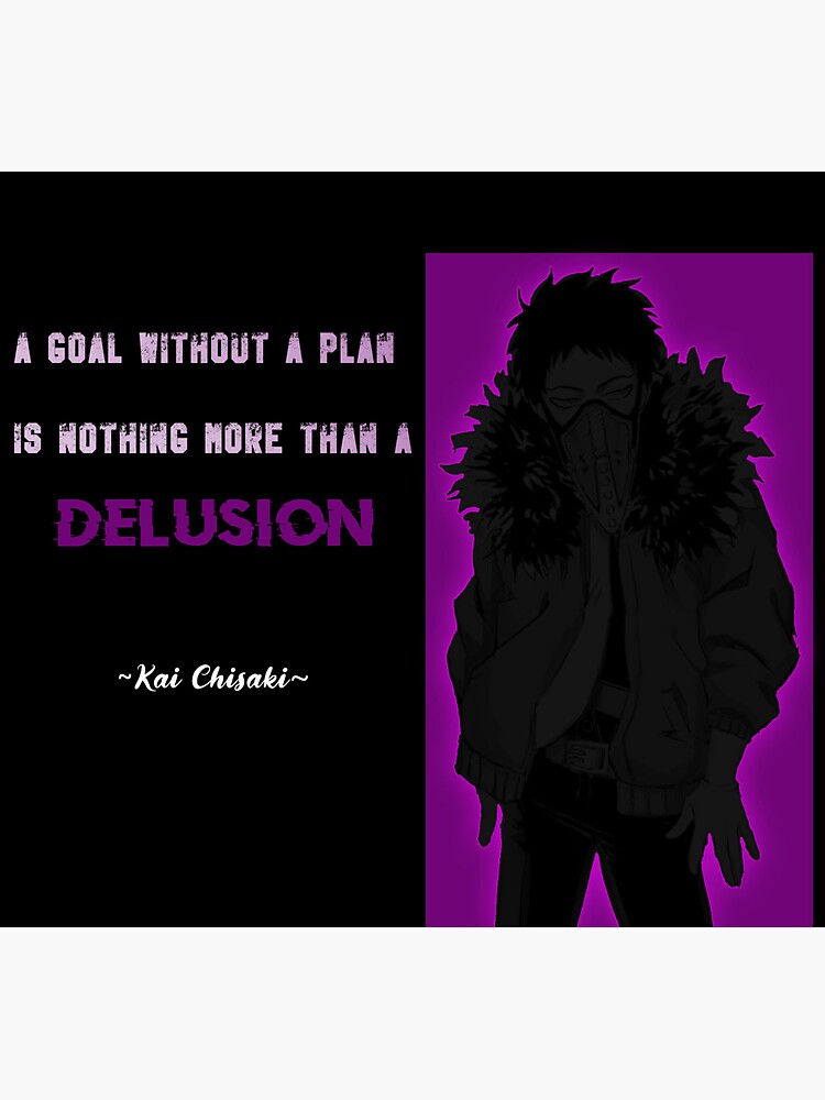 "Overhaul Kai Chisaki Quote" Sticker by NoFaceJacolien | Redbubble