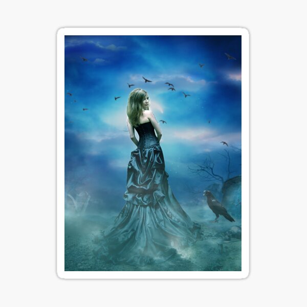 "Dark Mist" Sticker for Sale by Alimera | Redbubble