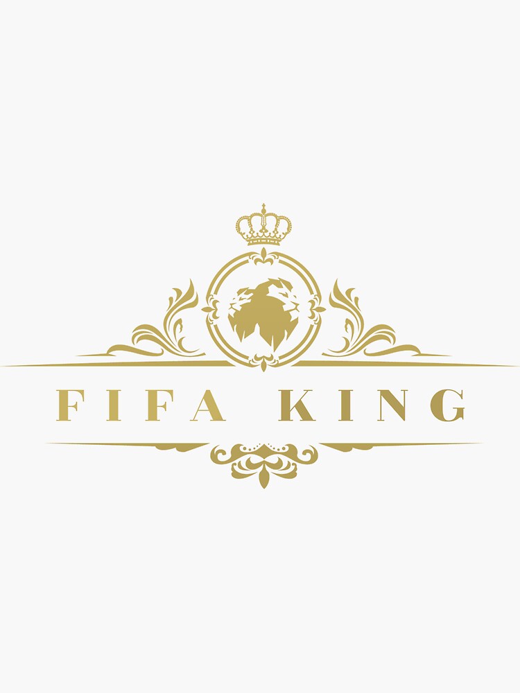 "FIFA KING" Sticker for Sale by DankJoker | Redbubble
