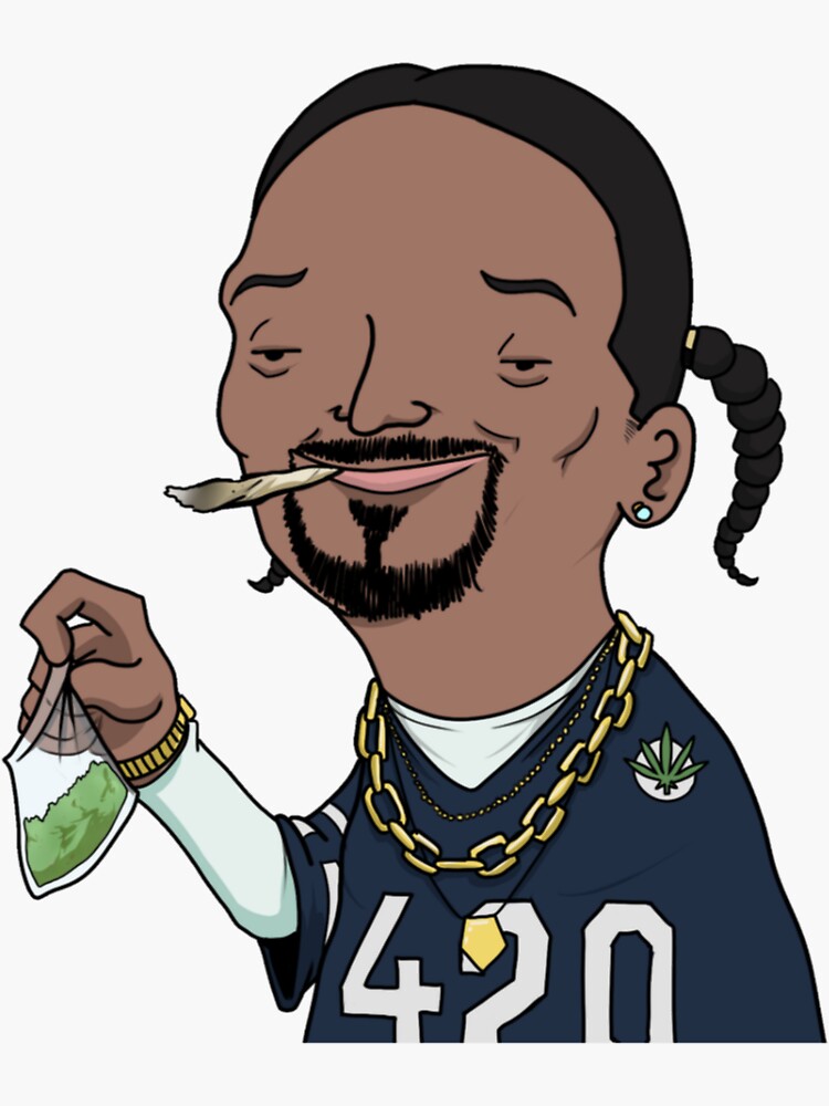 "snoop dogg Sticker" Sticker for Sale by hsina | Redbubble