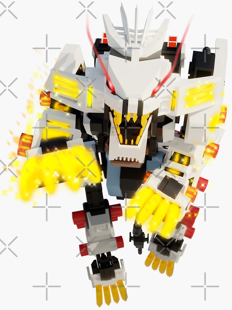 "Liger Zero Strike Laser Claw (no BG)" Sticker by Becca3D | Redbubble