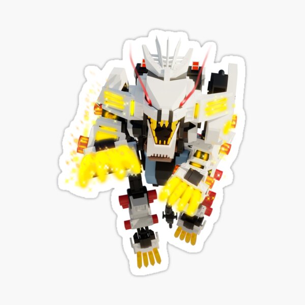"Liger Zero Strike Laser Claw (no BG)" Sticker by Becca3D | Redbubble