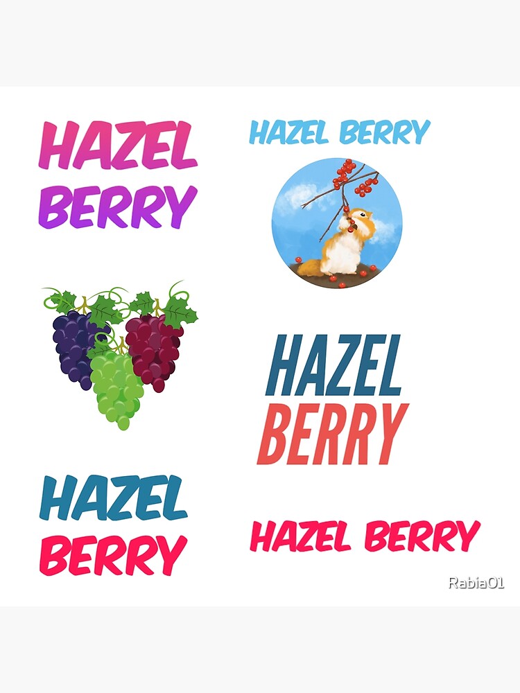 "Hazel Berry Pack" Poster for Sale by Rabia01 | Redbubble
