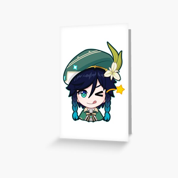 "Genshin Impact - Venti" Greeting Card by NoelBourke | Redbubble