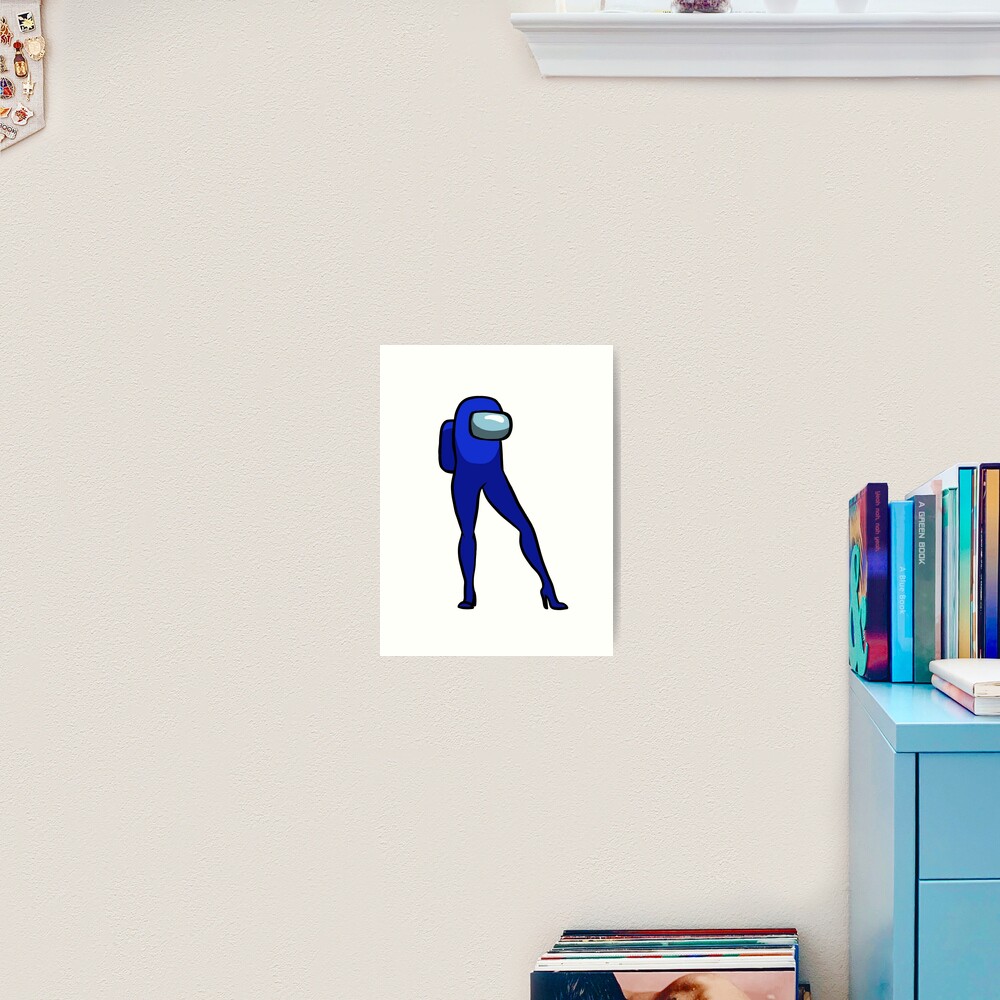 "Among us Leg" Art Print by Rosemary-Design | Redbubble