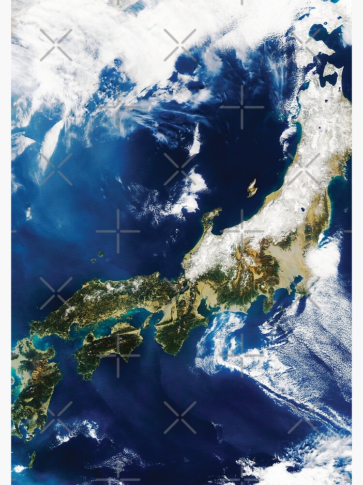 Satellite Image Of Japan