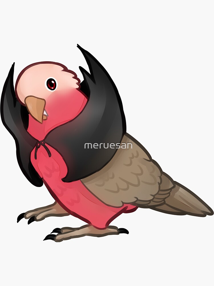 "Vampire Galah" Sticker for Sale by meruesan | Redbubble