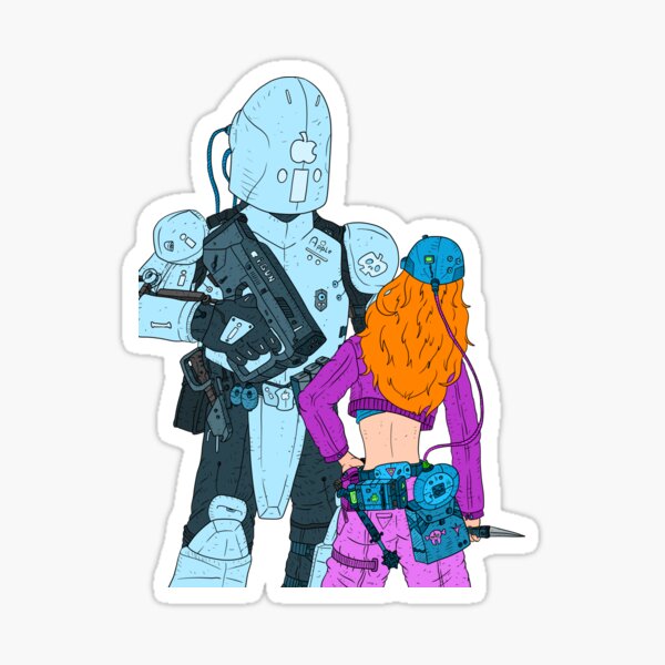 "apple soldier VS android rebel. " Sticker for Sale by jjartanddrawing ...