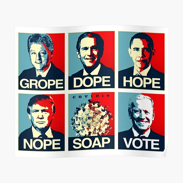 Grope Dope Hope Nope Posters | Redbubble