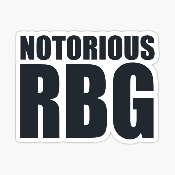 "Notorious RBG stickers " Sticker by Twikwix | Redbubble