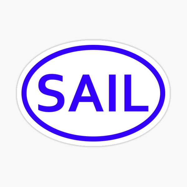 "Sail sticker, sailing sticker, decal" Sticker by SXM-Imports | Redbubble
