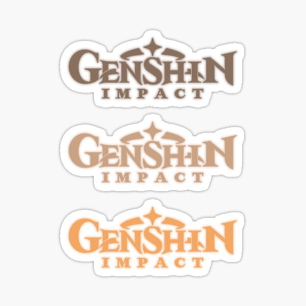 "Geo Genshin Impact Glowing Sticker" Sticker by Honey-Pop | Redbubble