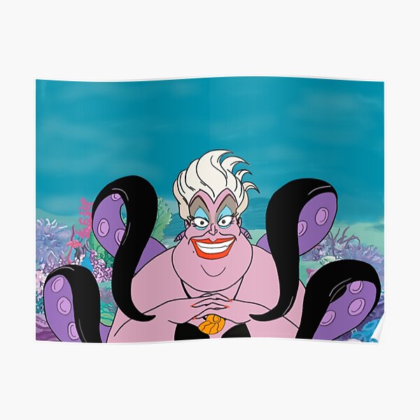 "Ursula - The Little Mermaid" Poster for Sale by RodrigoDesigner ...